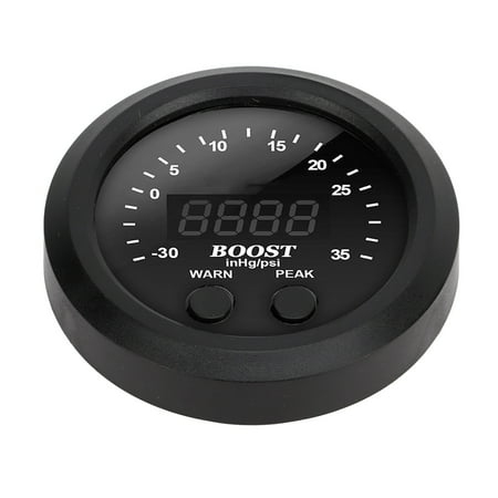 Pressure Gauge Digital Display, Boost Gauge Kit Accurate Display -30 ...