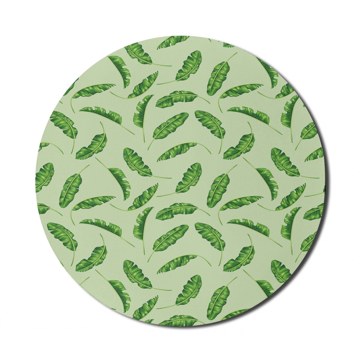 Jungle Mouse Pad for Computers, Palm Leaves Oceanic Climate Theme ...