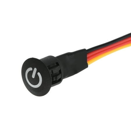 Uxcell DC 3.7V - DC 4.2V Touch Dimmer Switch 10mm Diameter Snap-in ...