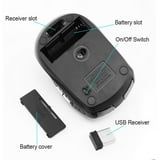Cordless Optical Mini 2.4GHz Gaming Mice Wireless Mouse USB Receiver ...