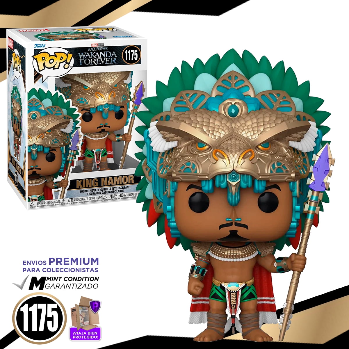 Funko Pop Rey Namor #1175 Wakanda Por Siempre Marvel Original Funko ...