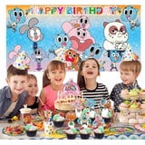 The Amazing World of Gumball Party Supplies Plates Decorations Birthday ...