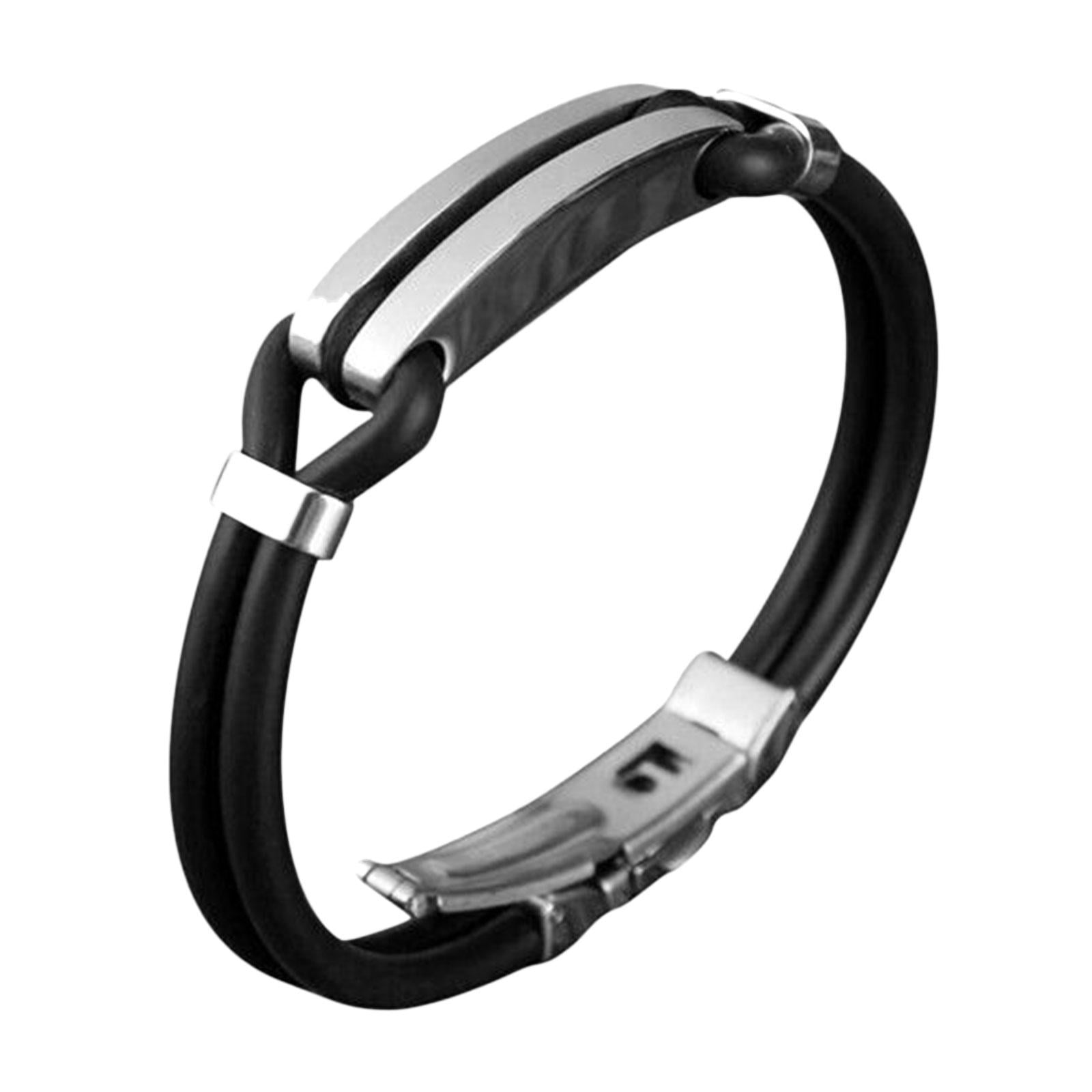 Click here for Trustedgoodsco Men Titanium Sport Bracelets Detox... prices