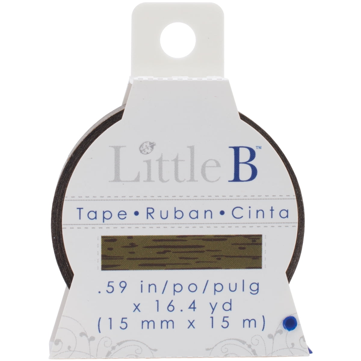 Little B Decorative Paper Tape 15mmx15m-Woodgrain - Walmart.com