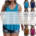 BXJX Womens Plus Size Tank Tops, Loose Fit Summer Pleated V Neck Womens ...