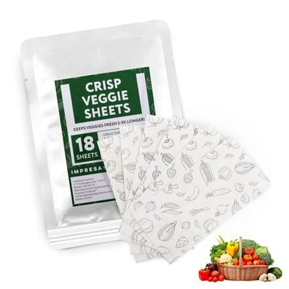 Fresh Paper Brand - 1 pk Produce Saver Sheets, Food Storage Bag to Keep ...