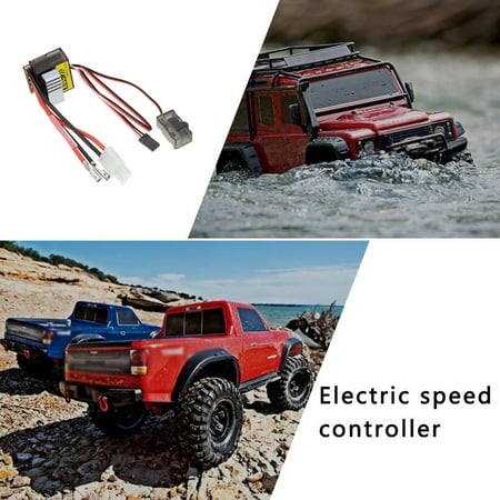TOP-GAME 320A Brushed ESC Speed Controller Reverse for RC Car 1/10 1/8 ...