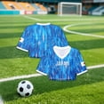 PLHWHYQ Women’s Egypt Inspired Cropped Soccer Jersey V-Neck Short ...