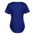 CAIVO Women Plus Size Short Sleeve Solid Color Crew Neck Casual T Shirt ...