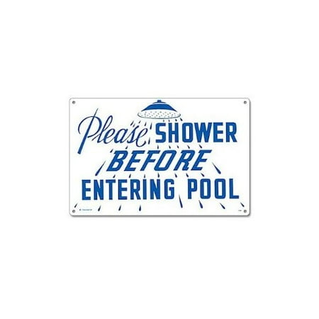 Poolmaster Sign for Residential or Commercial Swimming Pools, Please ...