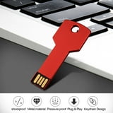 32GB USB 2.0 Flash Drive for Key TOPESEL Metal Key Shape Thumb Drive ...