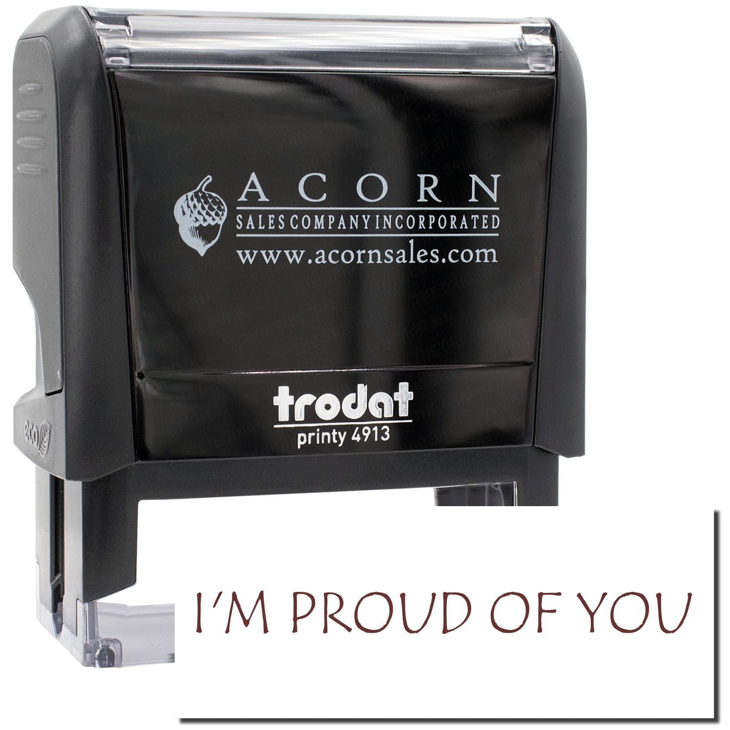 Large Self-Inking I'm Proud Of You Stamp, Trodat Printy 4913, Press and ...