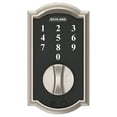 Schlage Keyless Touchscreen Deadbolt Electronic Door Lock - Satin ...