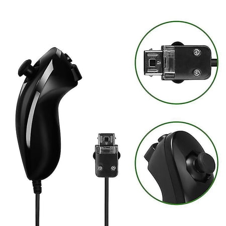 For Nintendo Wii Game Controller Curved Game Handle Controller For Wii ...