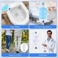 XIRQI 10 Pack 1000ml Leg Bag Urinary Drainage with Anti-Reflux Valve ...