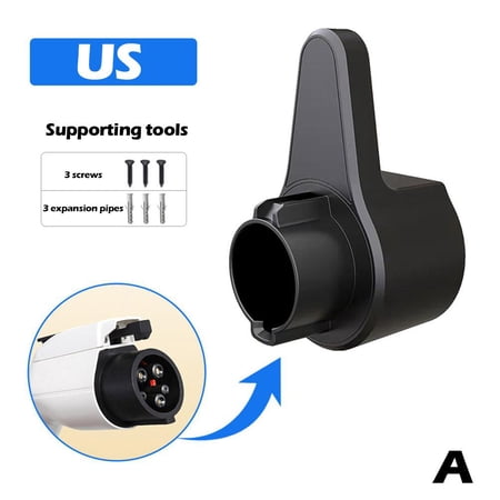 WallMount EV Charger Cable Holster for Convenient Electric Vehicle ...