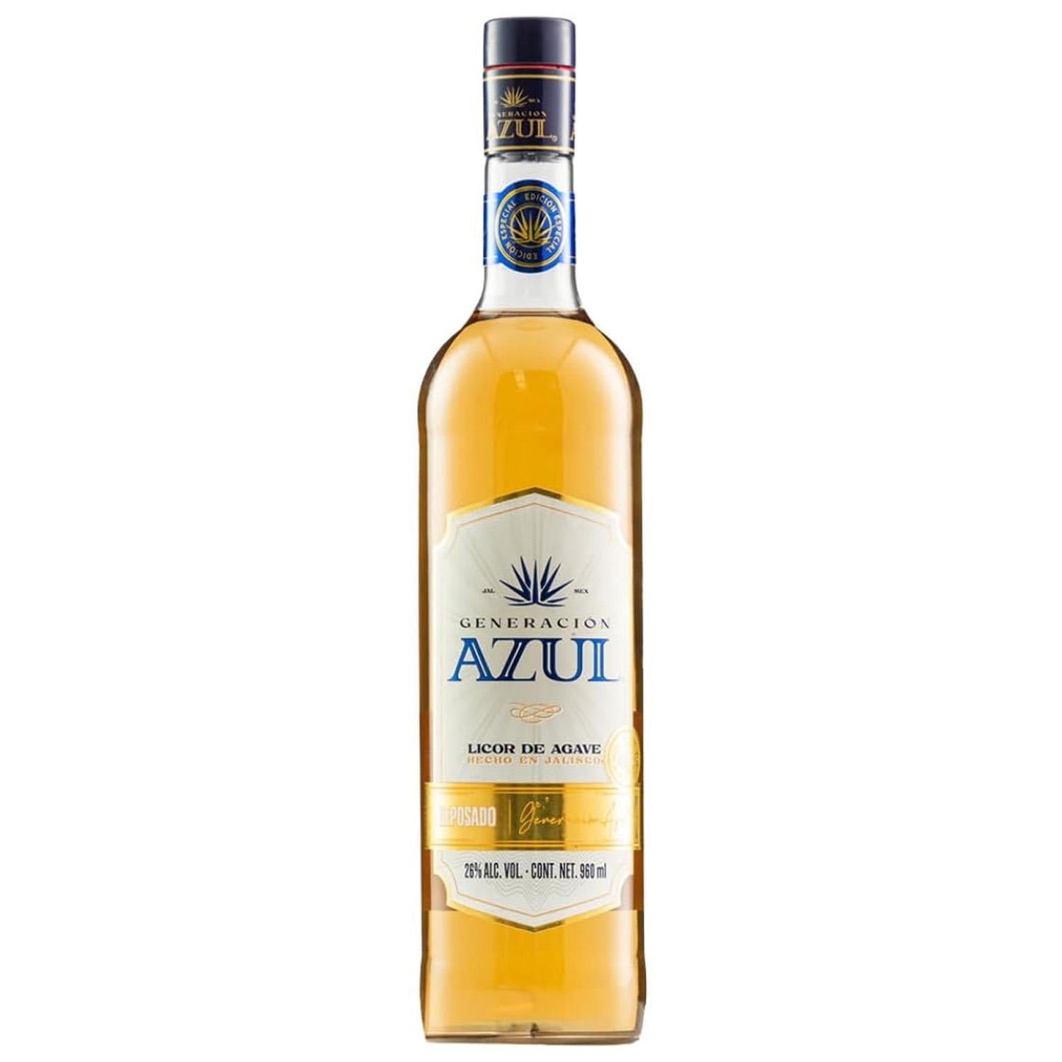 Paquete de 3 Licor Generación Azul Reposado 960 ml Generación Azul ...