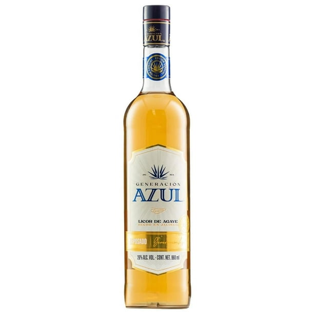 Paquete de 3 Licor Generación Azul Reposado 960 ml Generación Azul ...