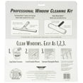 Ettore Professional Window Cleaning Kit - 12-inch Original Squeegee and ...