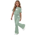 CHUMUD Girls Summer Outfits Casual Set Youth Short Sleeve T-Shirt ...