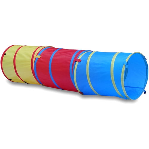 Gigatent 3 Detachable Pop Up Play Tunnels Combined to Make a 6 Foot ...