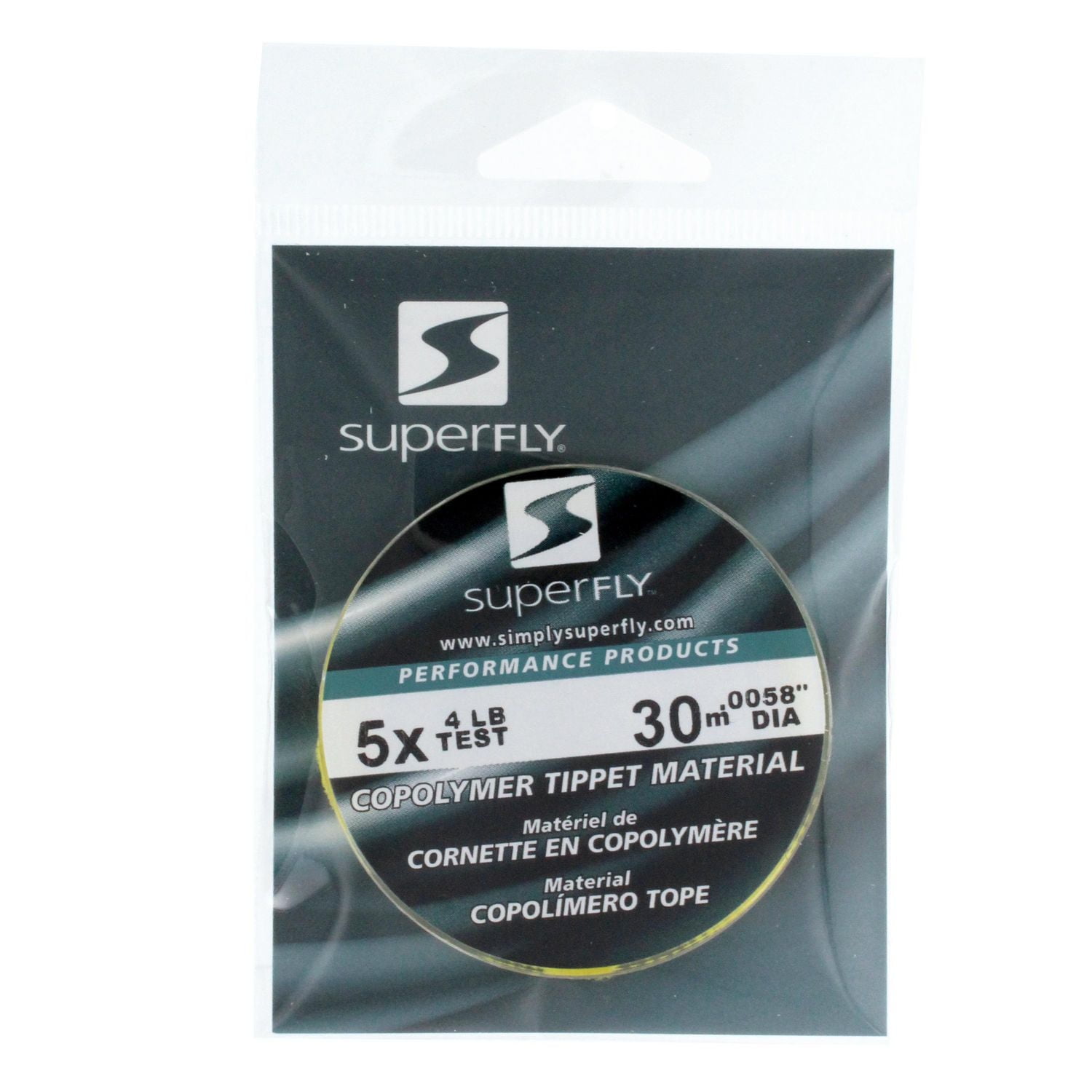 Superfly SFT30-5 Copoly Tippet Material 5X (034511), It can be used in ...