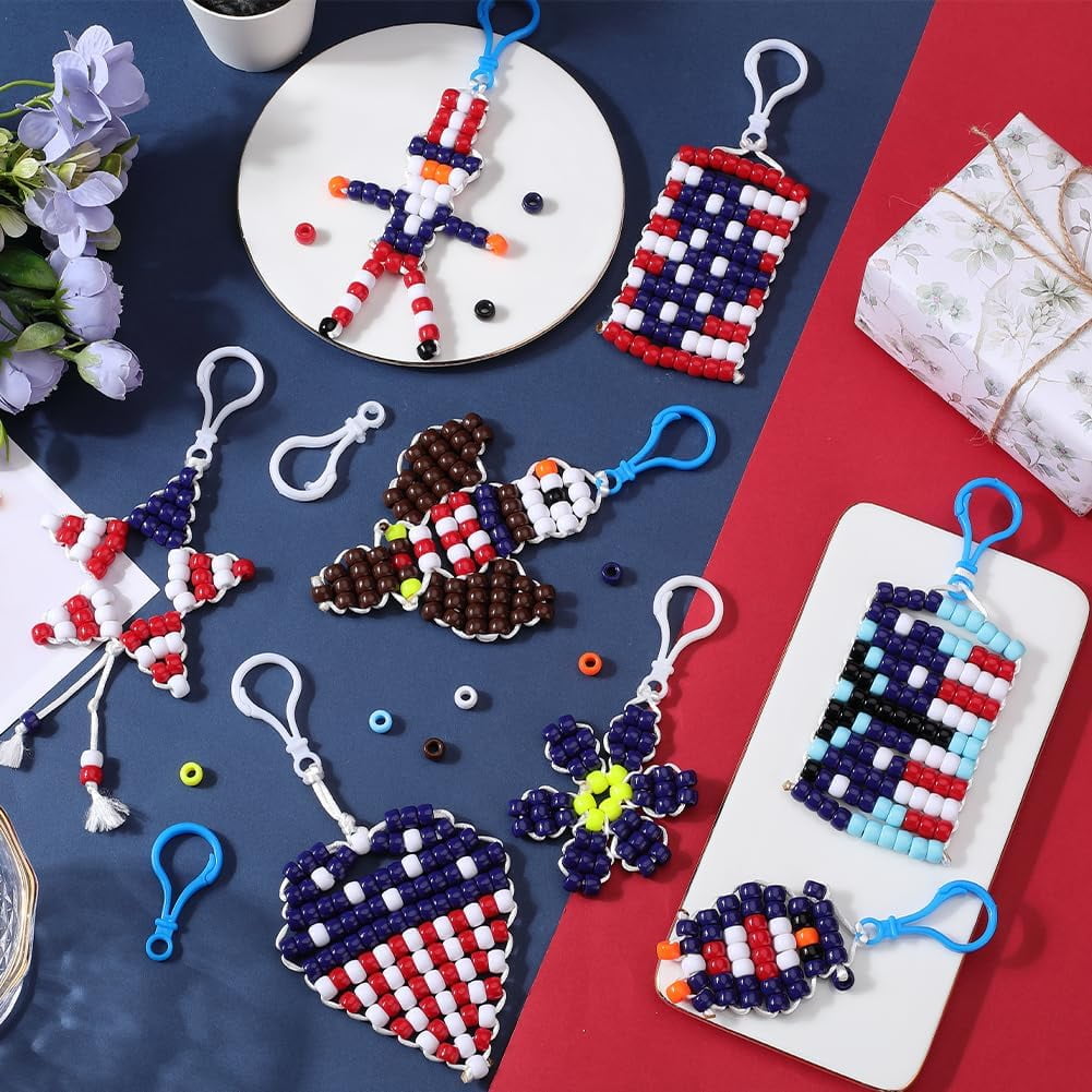 Pony Bead American Flag