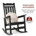 Stoog Patio Rocking Chair, Oversized Porch Rocker, 400 lbs Capacity ...