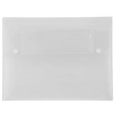 JAM Paper Plastic Portfolio with Two Button Snap Closure, 9 1/2" x 12 1 ...