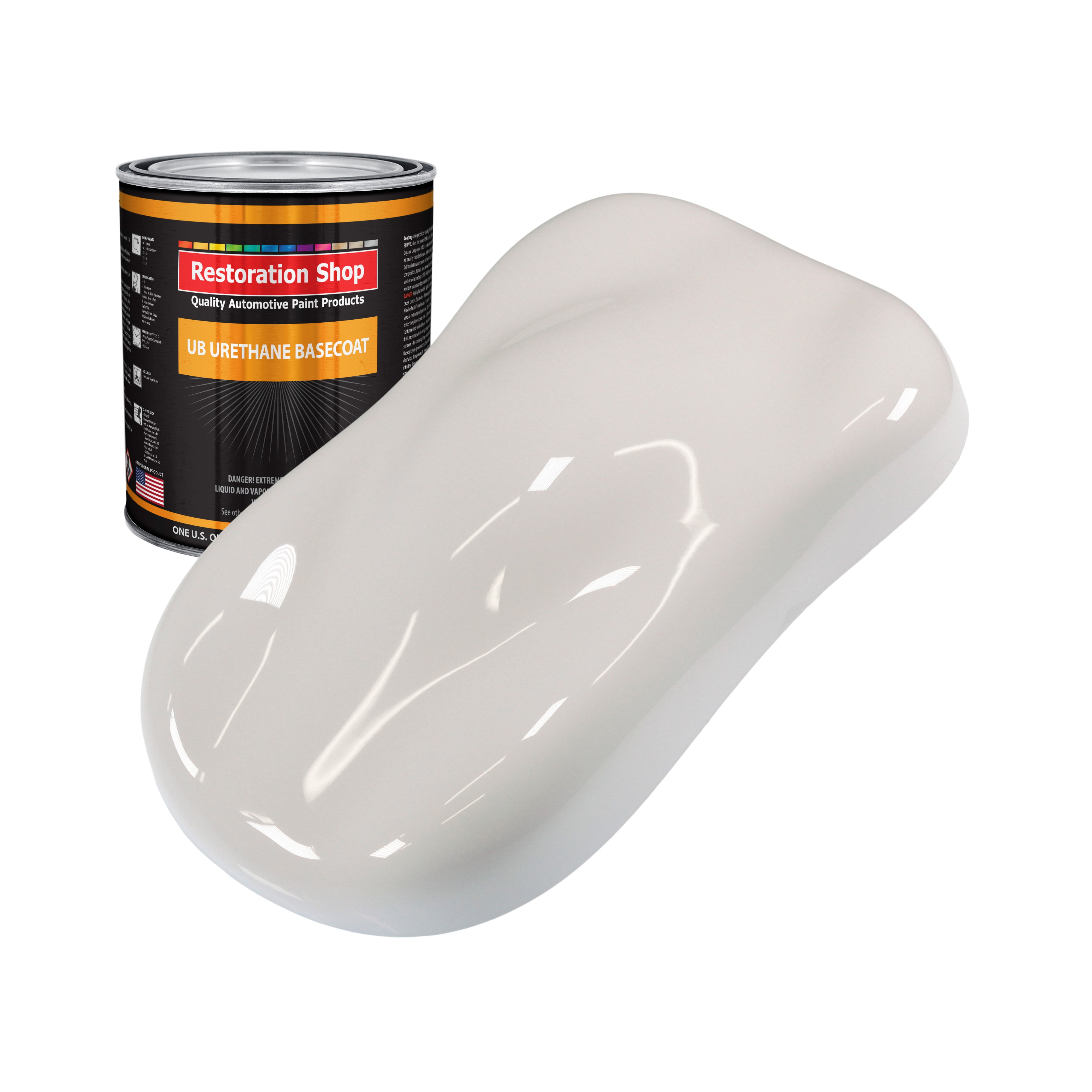 Oxford White 1 Quart URETHANE BASECOAT Car Auto Body Paint - Walmart ...