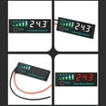 High Precise LED Display Battery Level Indicator Voltage Meter with Low ...