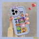 Funda De Teléfono Con Lente De Monstruo 3D Bowknot Little Monster ...
