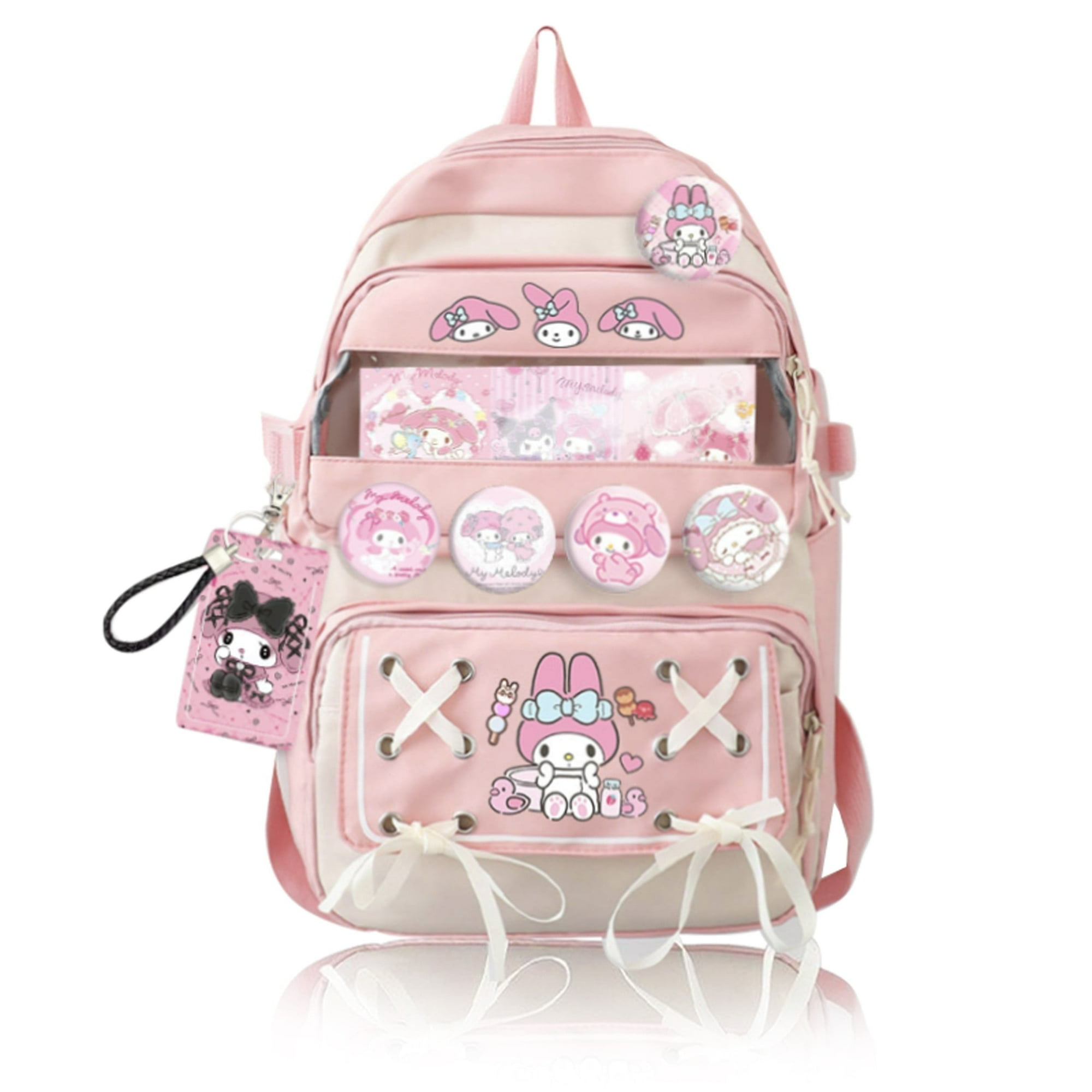 Click here for Roffatide Anime Melody Kawaii Backpack With 21pcs... prices