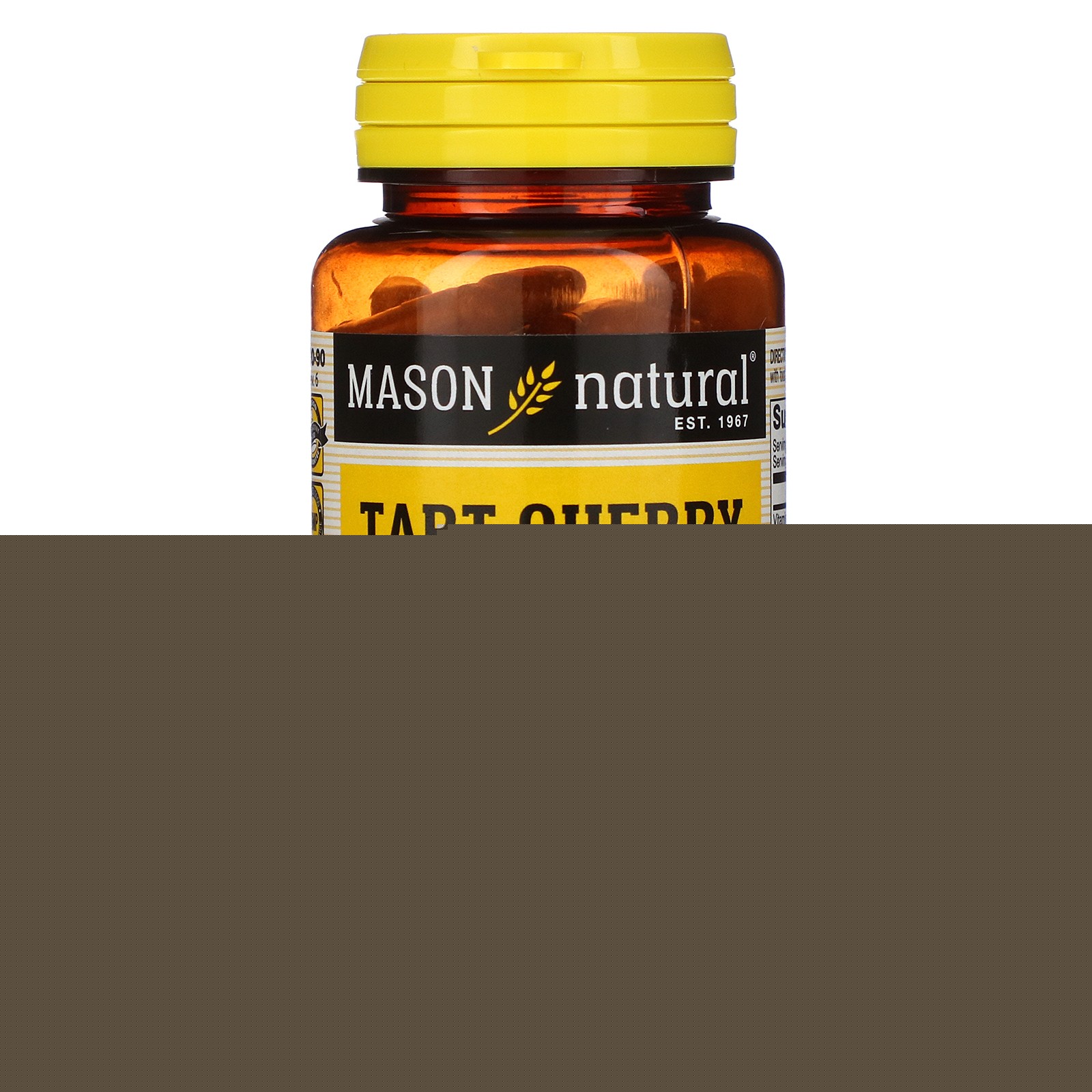 (2 Pack) Mason Vitamins Advanced Tart Cherry Extract Veg Capsules, 90 ...