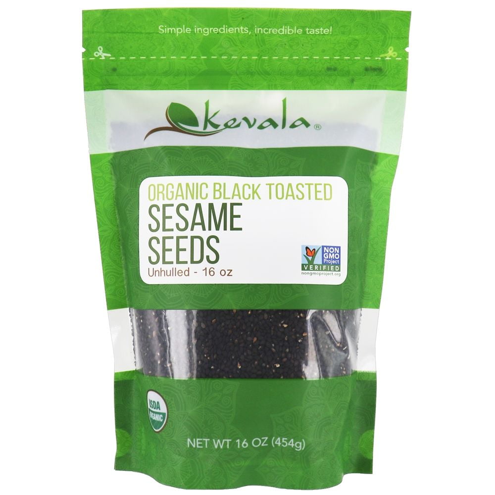 Click here for Kevala - Organic Toasted Black Sesame Seeds Unhull... prices