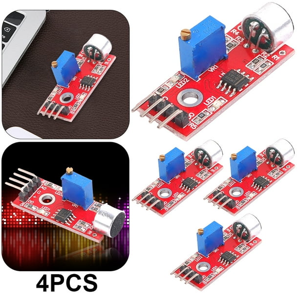 Módulo Detección Sensor Micrófono Alta Sensibilidad para Luces Voz ...