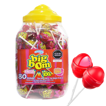 Chupa Chups GIANT lollipop XL SIZE with 10 pops inside - Colors vary ...
