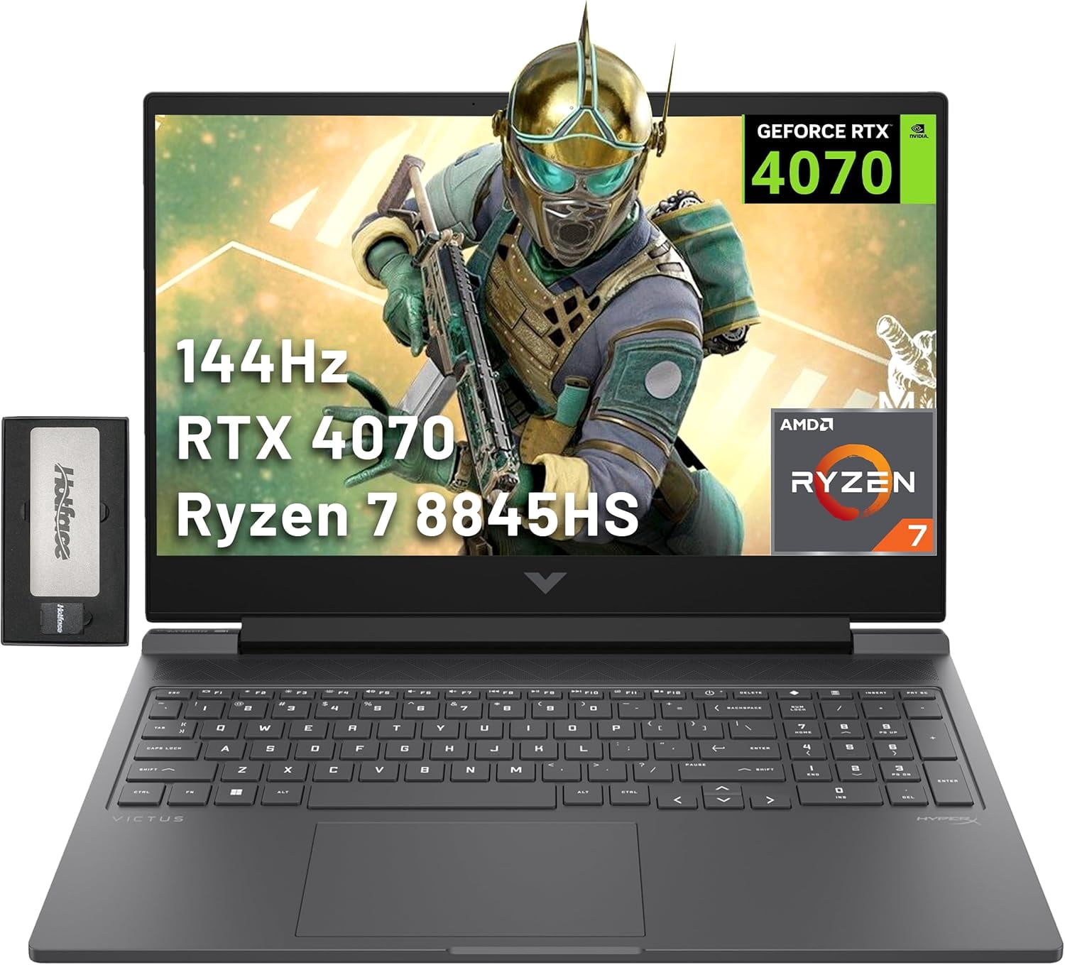 HP Victus 16.1" FHD 144Hz Gaming Laptop, AMD Ryzen 7-8845HS, 16GB DDR5 ...