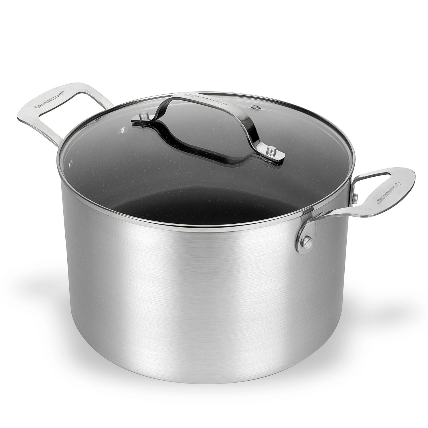 Click here for Granitestone 7 Quart Silver Nonstick Stock Pot Wit... prices