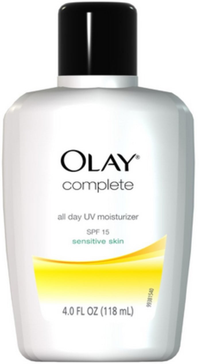 OLAY Complete All Day UV Moisturizer SPF 15, Sensitive Skin 4 oz (Pack ...