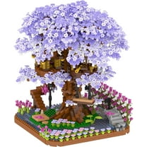 GZBrick Cherry Blossom Bonsai Tree Building Sets Sakura House for ...