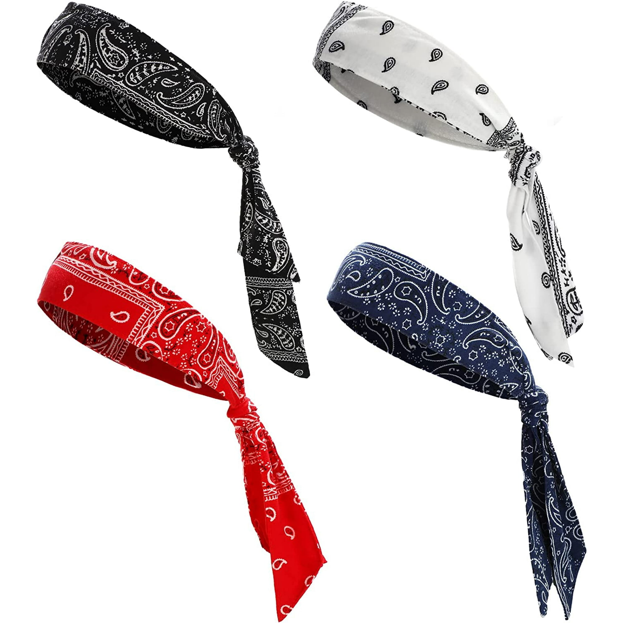 Click here for Laicaiw 4 Pieces Bandana Headband For Men  Tie Hea... prices