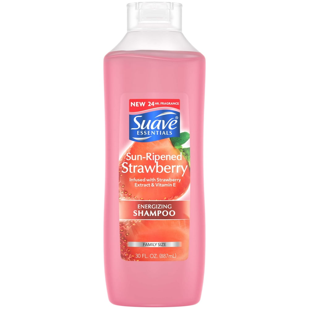 Suave Essentials Strawberry Shampoo, 30 oz - Walmart.com - Walmart.com