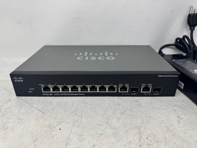 Pre-Owned Cisco 8-Port 10/100 PoE Managed Switch w/Gig Uplinks ...