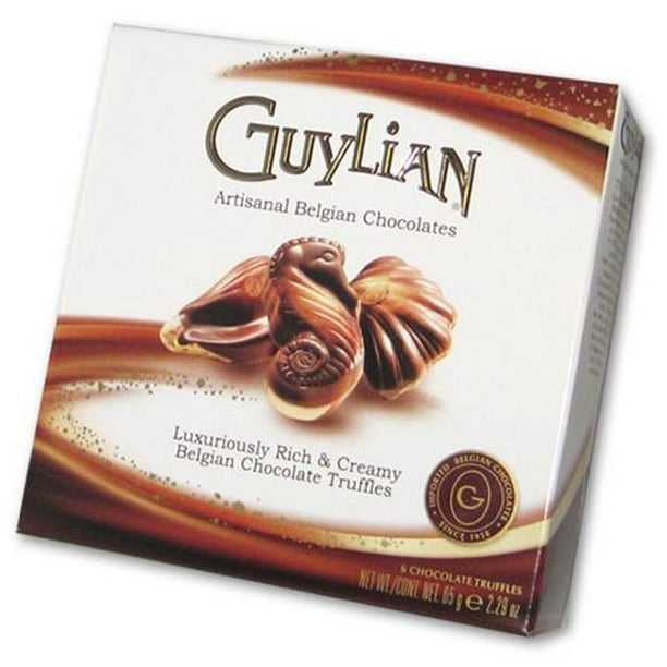 Belgian Chocolate Sea Shells (Guylian) 2.3oz (65g) Small Box - Walmart ...