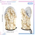 BZSMCE 2 Pack Cartoon Vintage Animal Giraffe Print Heat Resistant ...