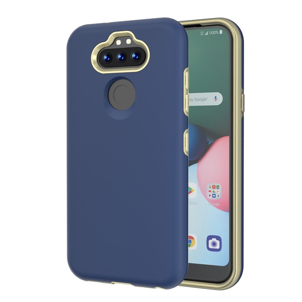 LG Phoenix 5 /Monarch /Risio 4 /K8x Phone Case Slim Hybrid Armor Grip ...