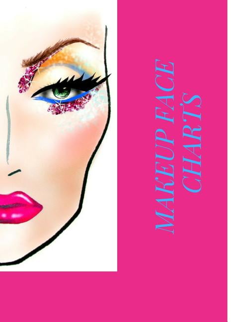 Makeup Face Charts: A Professional Muas Blank Paper Practice Face Chart ...