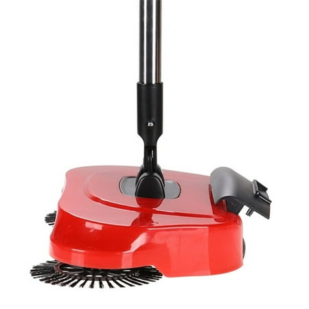 360° Spin Hand Push Sweeper Indoor Vacuum Cleaner Automatic Cleaning ...