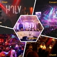 DJ Par Lights, RGBW LED Par Light with Sound Activated and Remote, DMX ...